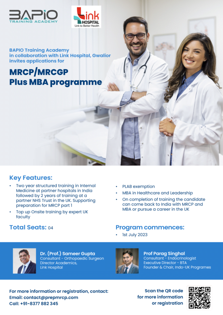 MRCP/ MRCGP Plus MBA Programme - BTA