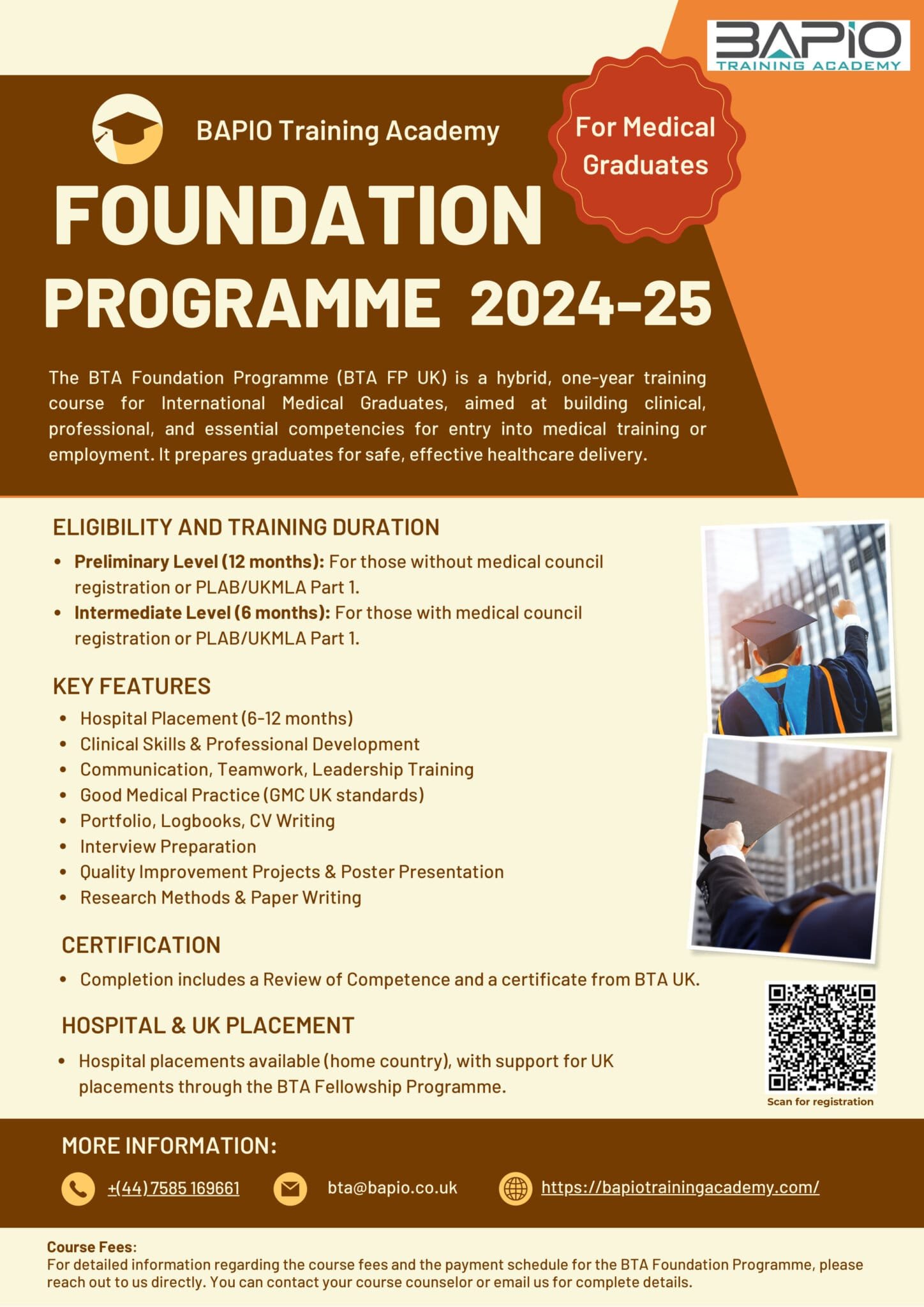 Foundation Programme - BTA